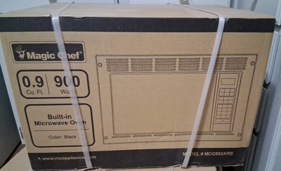 Magic Chef RV Microwave .9 cubic Black 900 Watt MCG992ARB (No Trim Kit ...