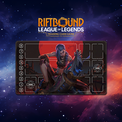 Riftbound Playmat [Jinx] League of Legends TCG Card Game (600x350x2mm ...