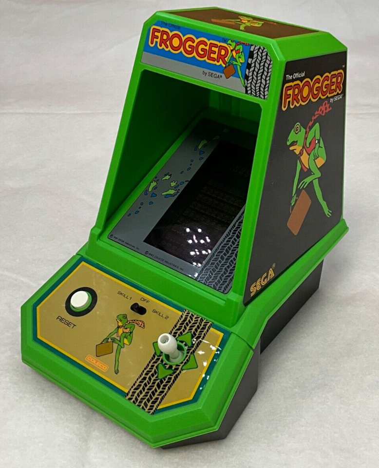 FROGGER COLECO MIDWAY VINTAGE HANDHELD TABLETOP ARCADE GAME, 1982, VERY ...