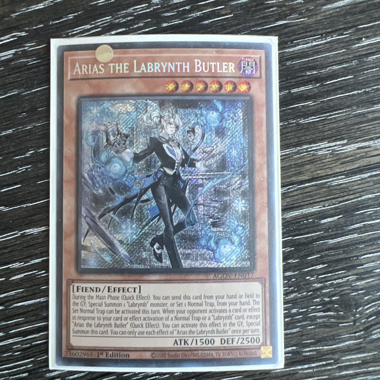 Yu-Gi-Oh! TCG Arias the Labrynth Butler Age of Overlord AGOV-EN017 1st ...