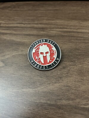 Spartan Race Finisher Biggest Team Pin Medal | eBay