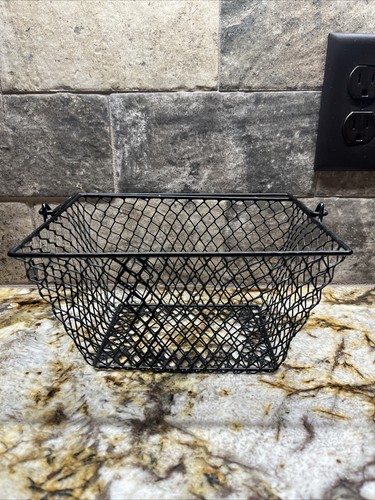 Small Wire Mesh Basket Black | eBay