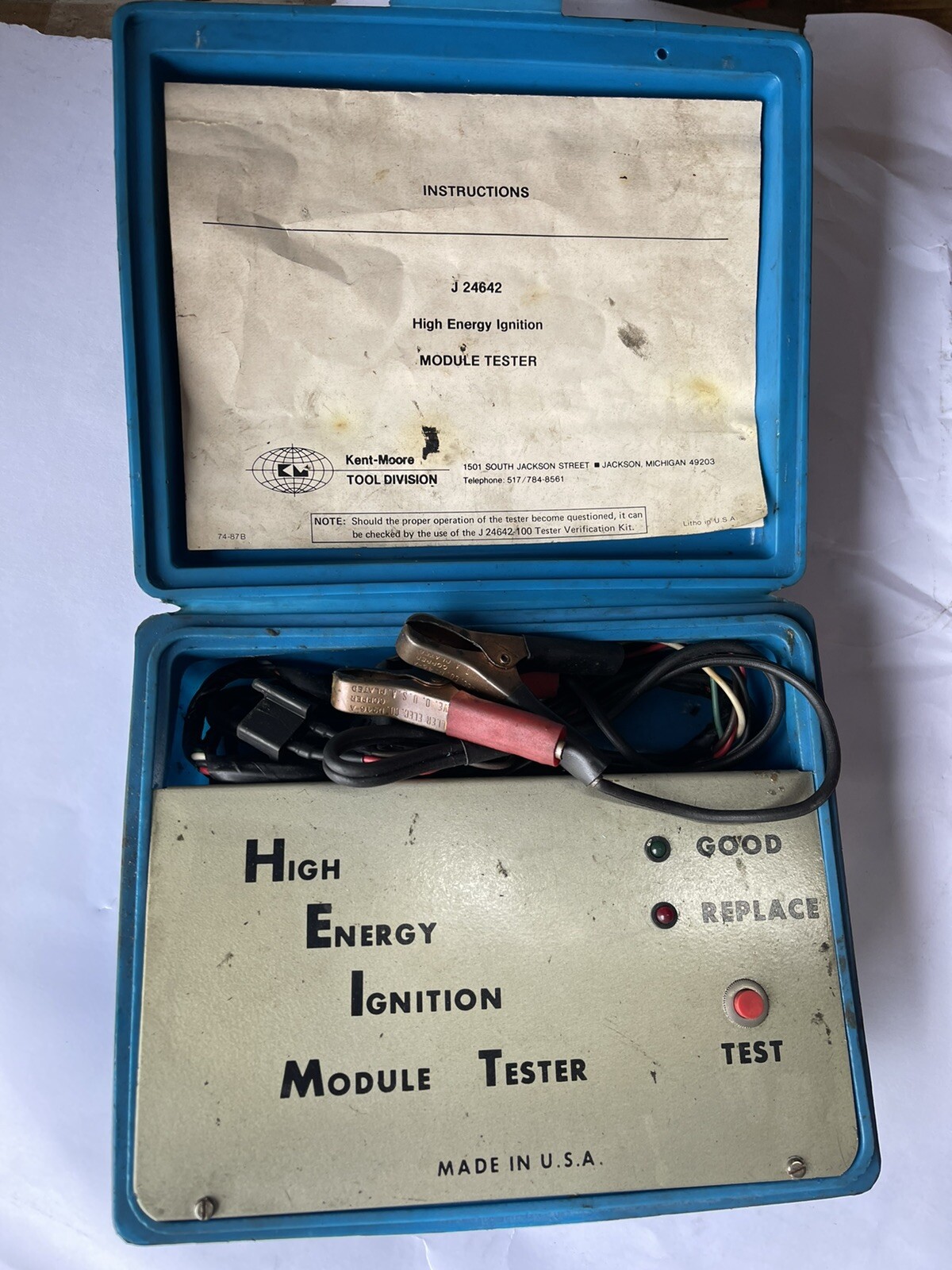 Kent Moore Special Tool Kit High Energy Ignition Module Tester J-24642 ...