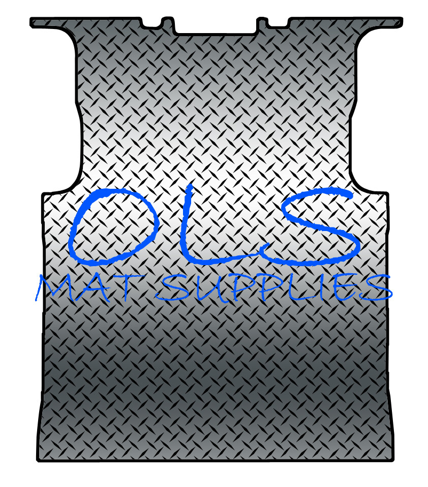 FITS FORD TRANSIT CONNECT SWB 2014-TO-2022 TAILORED BLACK RUBBER REAR ...