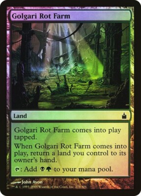 Ravnica: City of Guilds MTG FOIL Golgari Rot Farm Magic | eBay