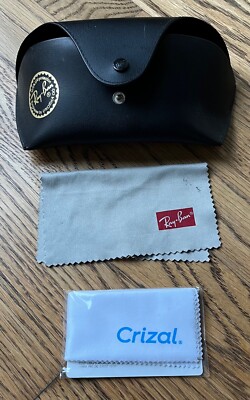 Ray-Ban case with 2 cleaning cloths | eBay