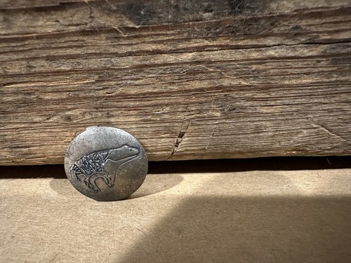 Vintage Western Button Cover Small Round with Animal | eBay