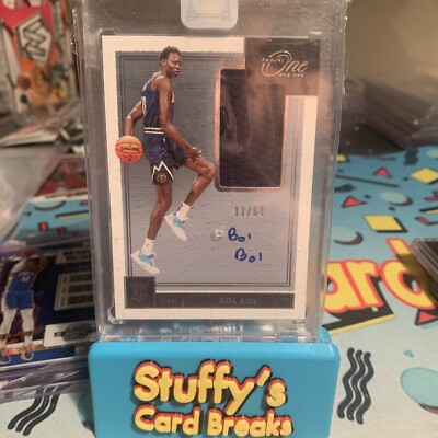 2019-2020 panini one and one bol bol rookie patch auto /99 | eBay