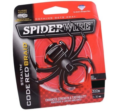 Spiderwire Stealth Code Red Braid Fishing Line 8lb x 150m | eBay