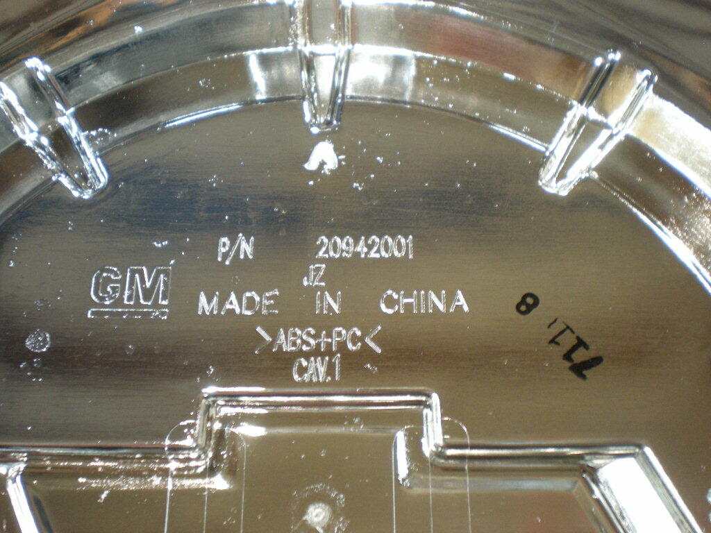 NEW 14-18 Chevrolet Tahoe Silverado Suburban Chrome OEM Center Cap P/N ...