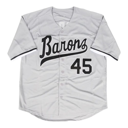 Tocament Birmingham Barons Jordan #45 Baseball Jersey Gray Stitched 90s ...