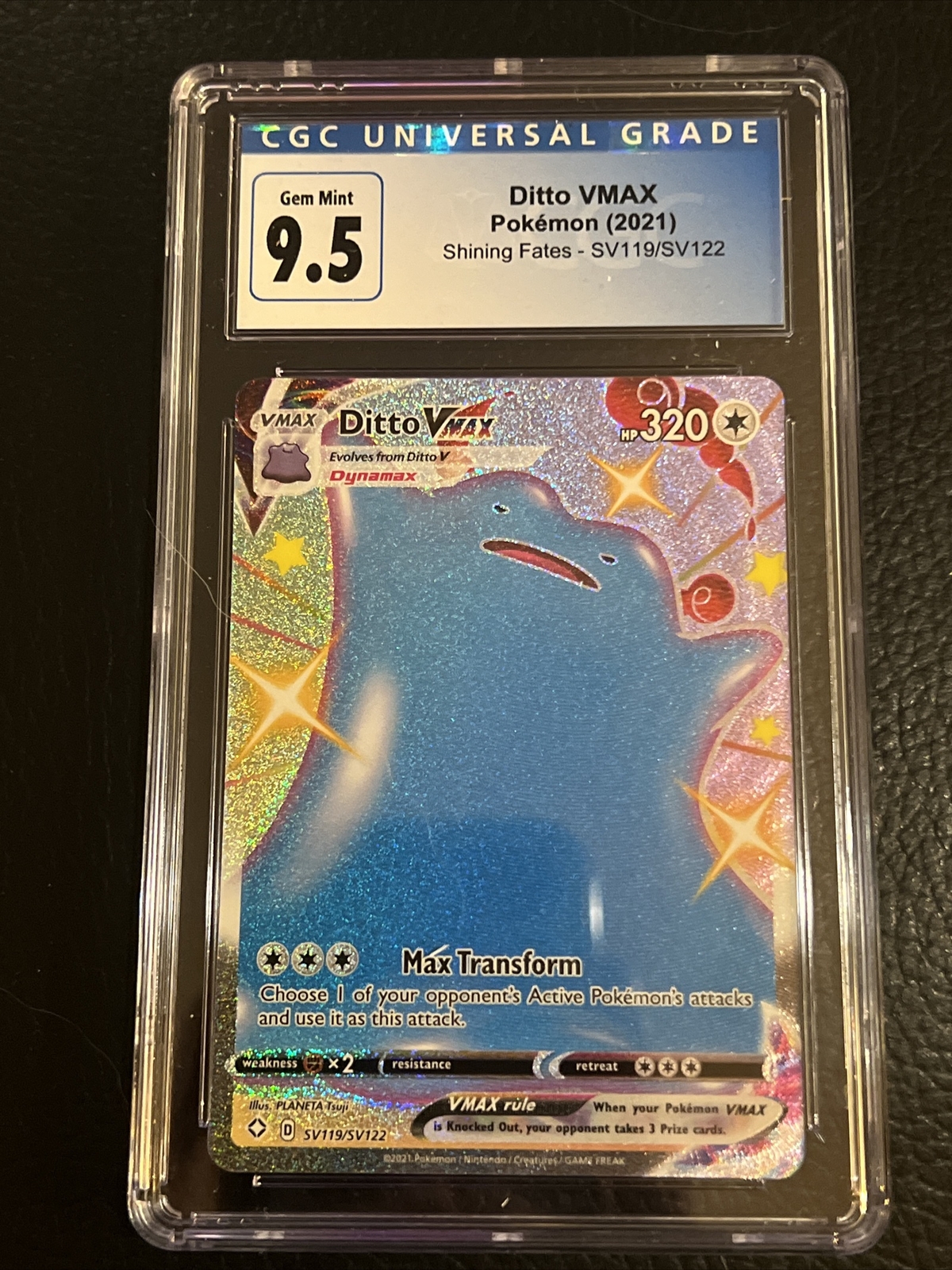 Ditto VMAX Full Art Shiny Shining Fates SV119/SV122 CGC 9.5 | eBay