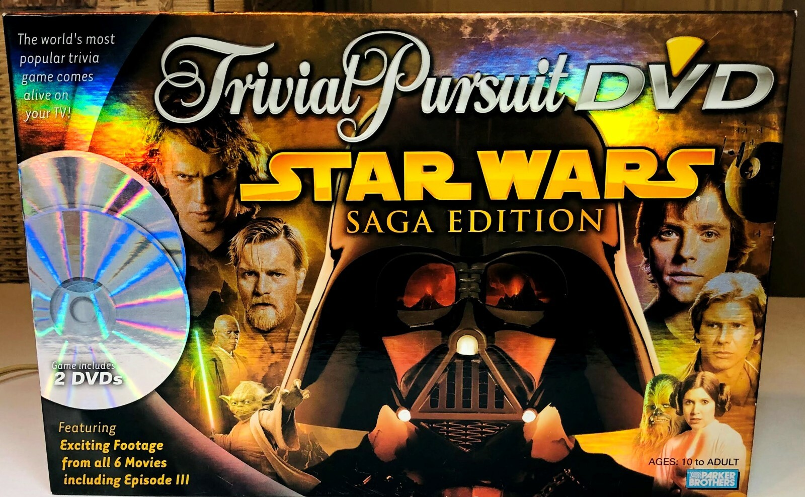 2005 Trivial Pursuit DVD Star Wars Saga Edition Trivia Game | eBay
