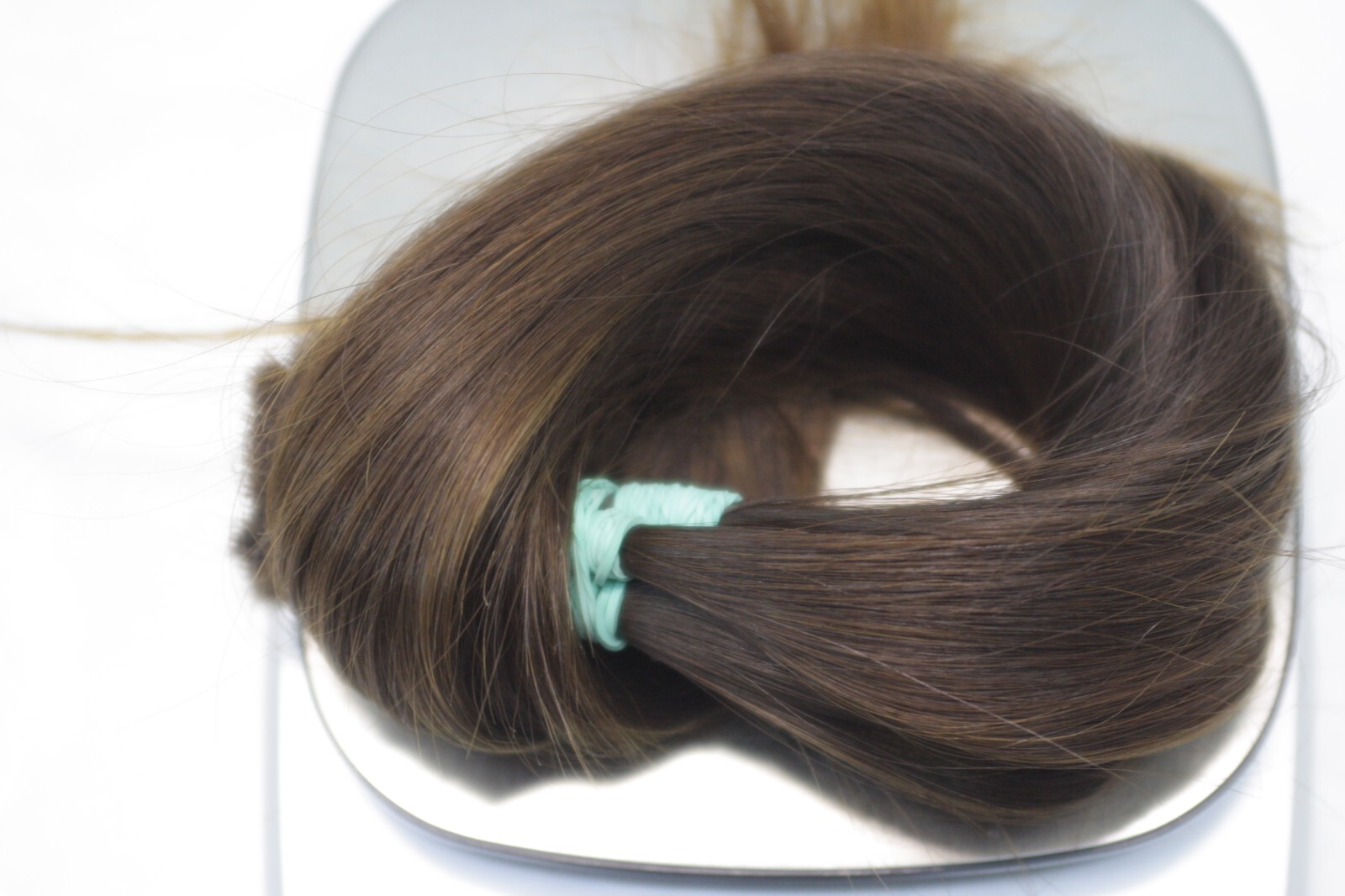 LUX BROWN THIN Natural Ukrainian Slavic Hair Extension 45cm/18" & 96gr ...