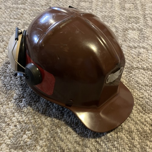 VINTAGE MSA COMFO CAP LOW VEIN MINER’S HARD HAT MINING HELMET PELTOR ...
