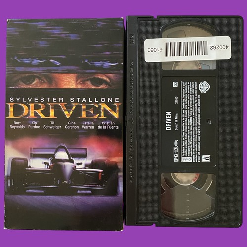 Driven- VHS movie. Sylvester Stallone. Former Blockbuster Rental. Free ...