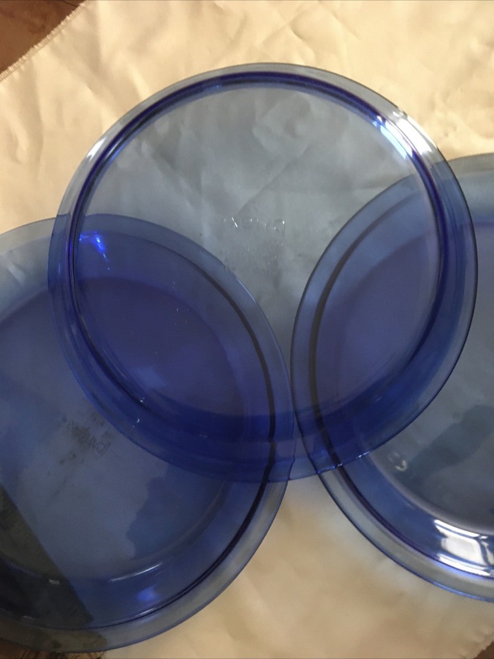 Pyrex Vintage 209 Cobalt Blue Glass 9" Pie Plate | eBay