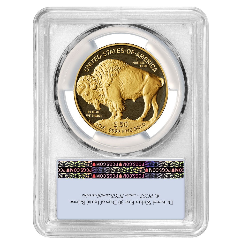 2025-W $50 1-oz Proof American Gold Buffalo PCGS PR70DCAM FS Buffalo ...