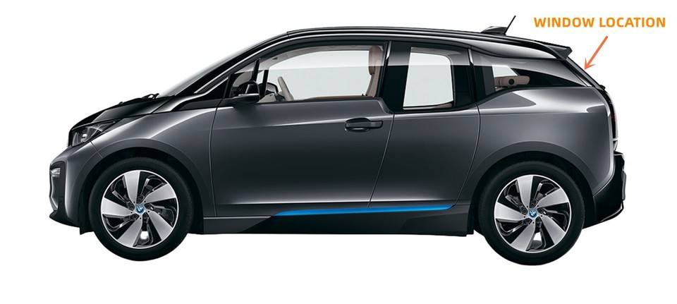 Heated Back Window Rear Glass For 2014-2020 BMW i3 4 Door Hatchback | eBay