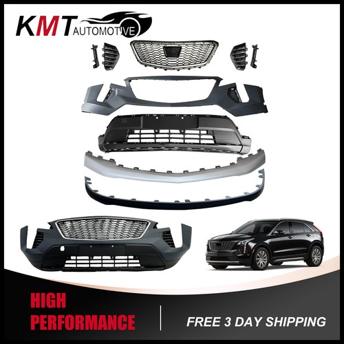 Complete Front Bumper Cover Grille Kit Compatible with 2019-2023 ...
