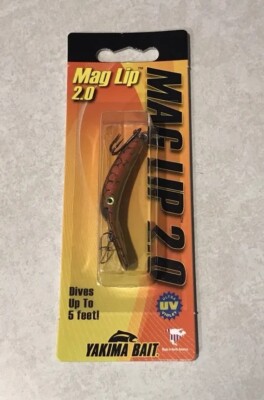 MAG LIP 2.0 Yakima Bait Co BLACK PERCH SCALE Plug Lure Salmon Steelhead ...