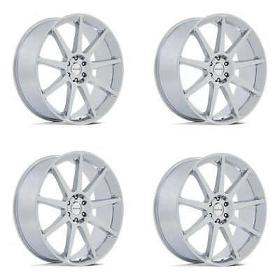 Set 4 Status Mammoth 24x10 6x135 Chrome Wheels 24" 30mm Rims | eBay