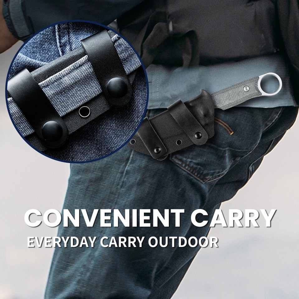 Kizer Cabox Fixed Blade Knife Micarta Handle D2 Steel 1048A1 | eBay