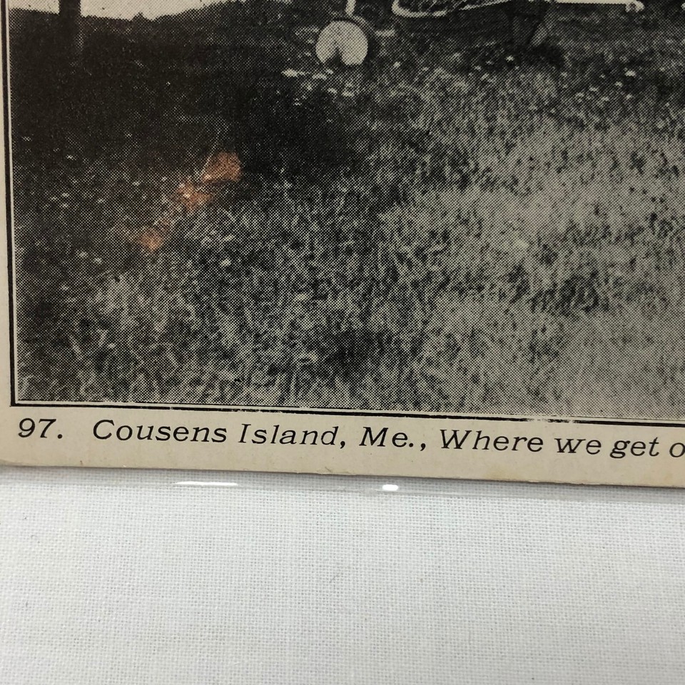 Vintage 1906 Cousens Island ME Postcard Post Office | eBay