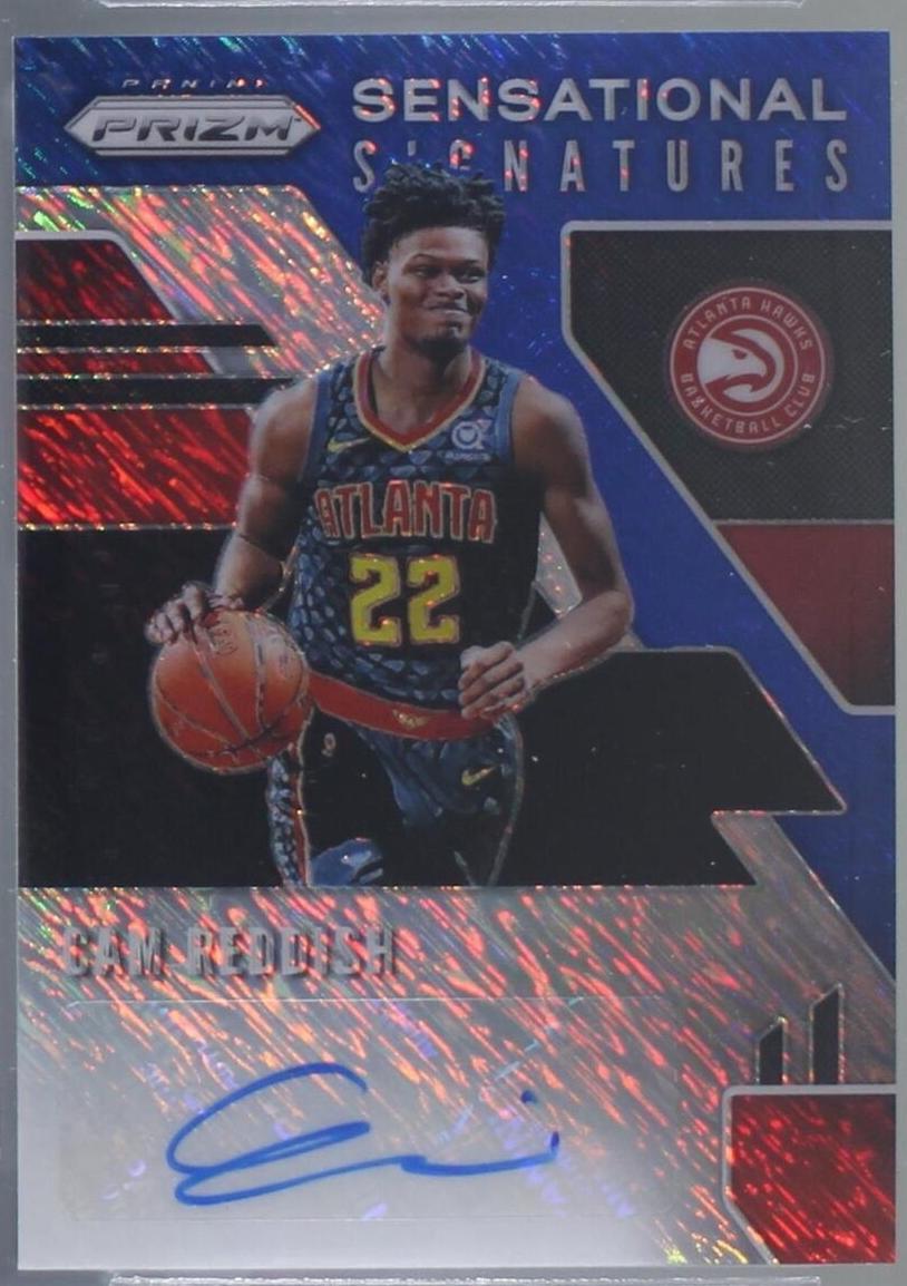 2019-20 Panini Prizm - Sensational Signatures Cam Reddish #SS-CRD Blue ...