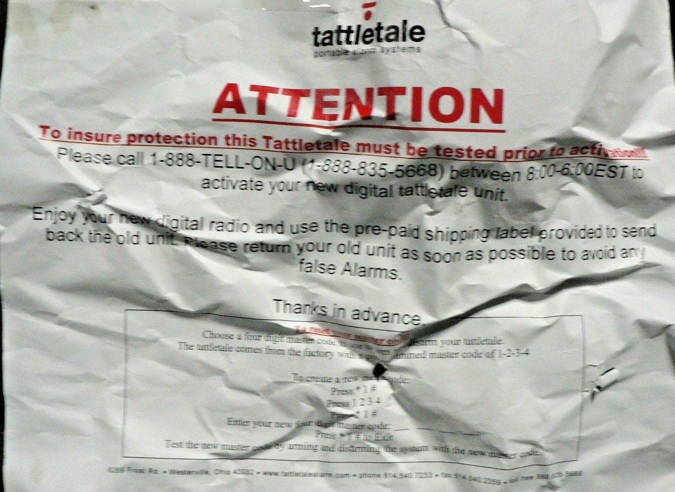 Tattletale tattletale High Performance Security System Built-In Motion ...