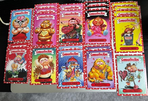 2024 TOPPS GPK GARBAGE PAIL KIDS PUTRID POETRY Red Heart Border Lot 21 ...