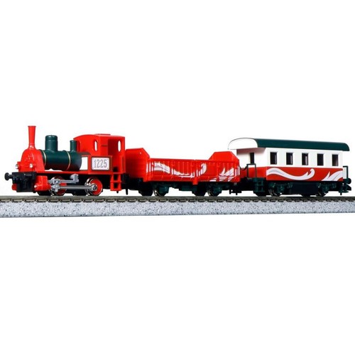 Kato 10-503-3 Chibi-Loco Set Christmas Train Steam Locomotive & Wagons ...