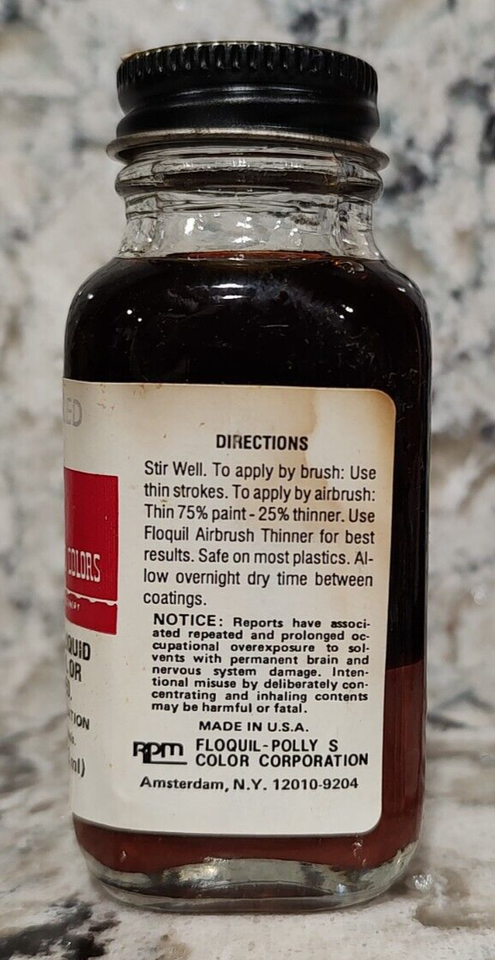 FLOQUIL RAILROAD COLORS MODEL PAINT - 2 oz OUNCE - BOXCAR RED | eBay