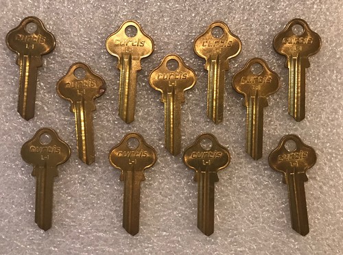 Lot of 11 vintage NOS Curtis L1 key blanks L-1 | eBay