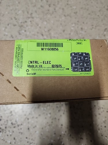 New OEM W11578827 / W11608056 Genuine Whirlpool Washer Control Board | eBay