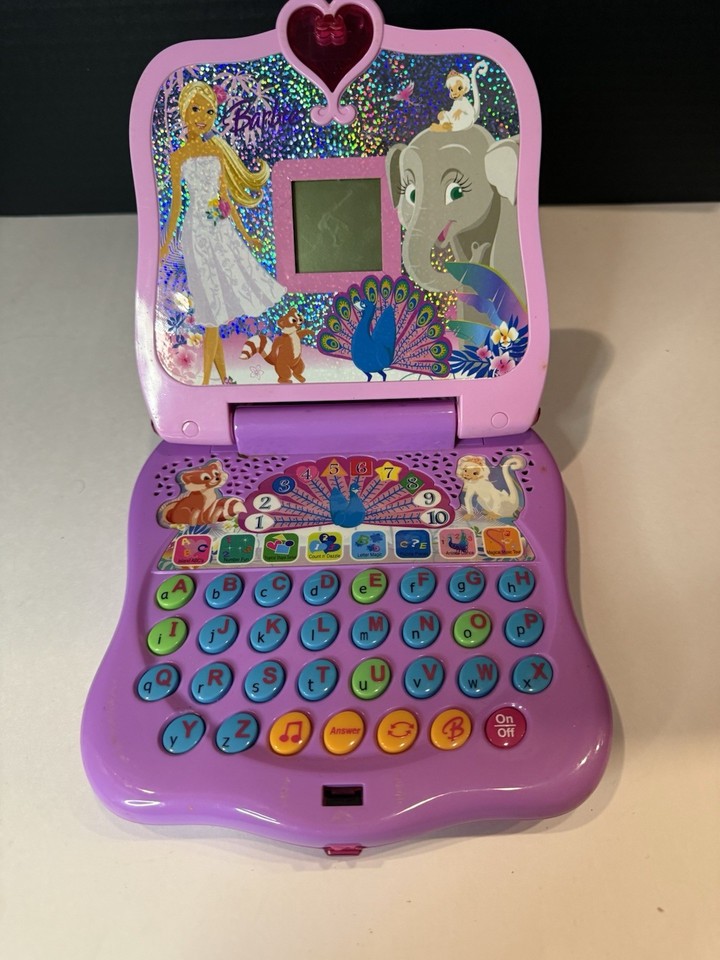 BARBIE AND THE ISLAND PRINCESS ROSELLA ELECTRONIC LEARNING TOY LAPTOP ...