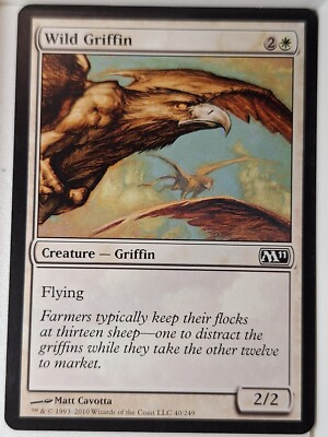 Wild Griffin - Magic 2011 Core Set M11 - Magic the Gathering MTG Nice ...