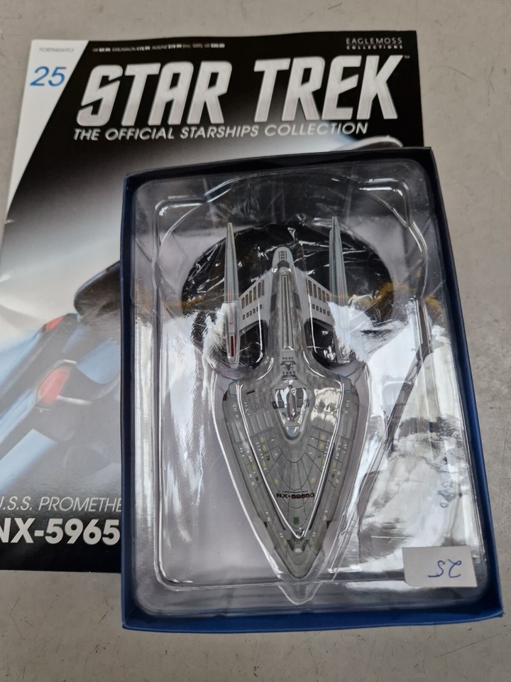 STAR TREK EAGLEMOSS STARSHIPS COLLECTION #25 USS PROMETHEUS NX-59650 ...
