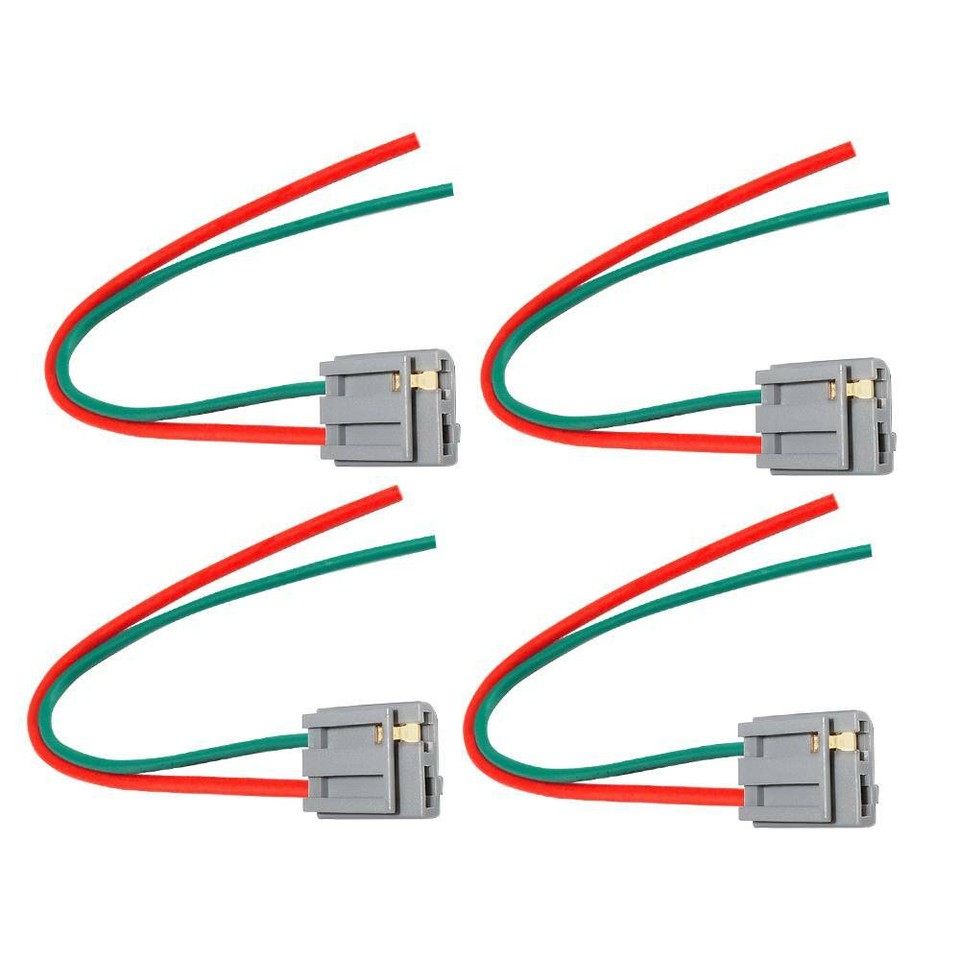 4 Pcs HEI Distributor Pigtail Harness Dual Connectors Power & Tach Plug ...