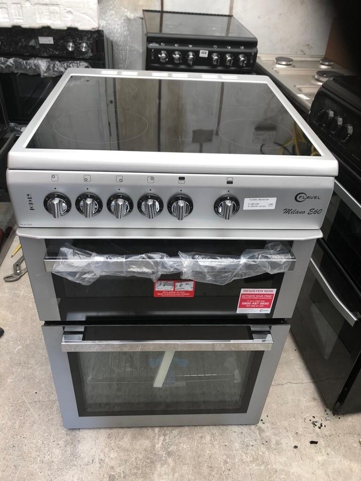 FLAVEL Milano ML61CDS Electric Ceramic Cooker - Silver & Chrome | eBay UK