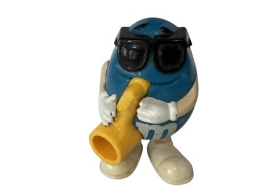 Vintage Blue M&M Sax Player Candy Dispenser Burger King Toy | eBay