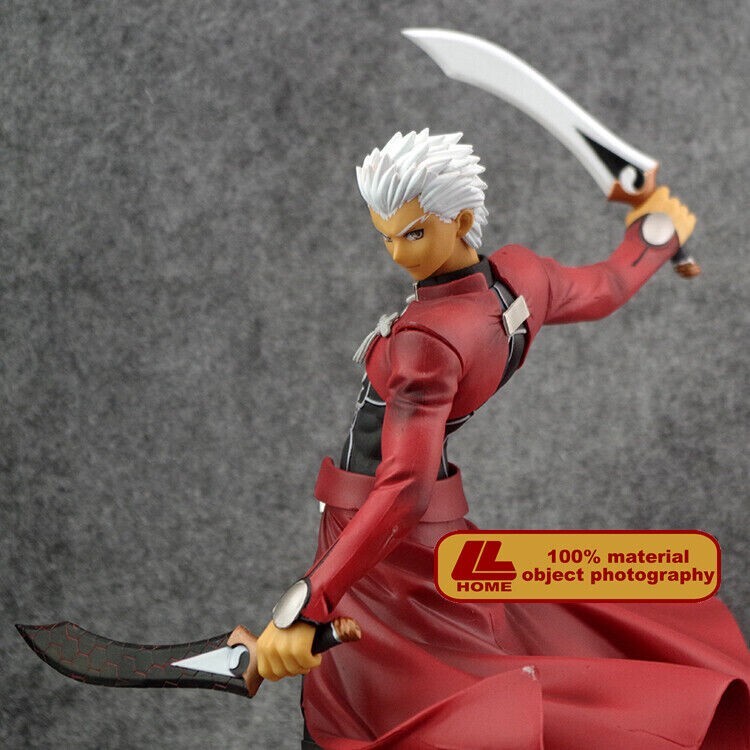 Anime FGO Emiya Shirou Archer 10" Fight battle PVC statue Action Figure ...