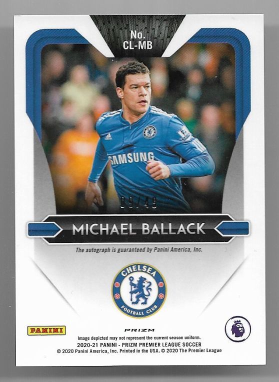 2020-21 Panini Prizm Premier League Autograph Auto Card : Michael ...