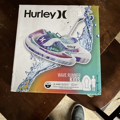 Hurley Wave Runner Kids Inflatable Pool Float 1531015A IN HAND ! | eBay