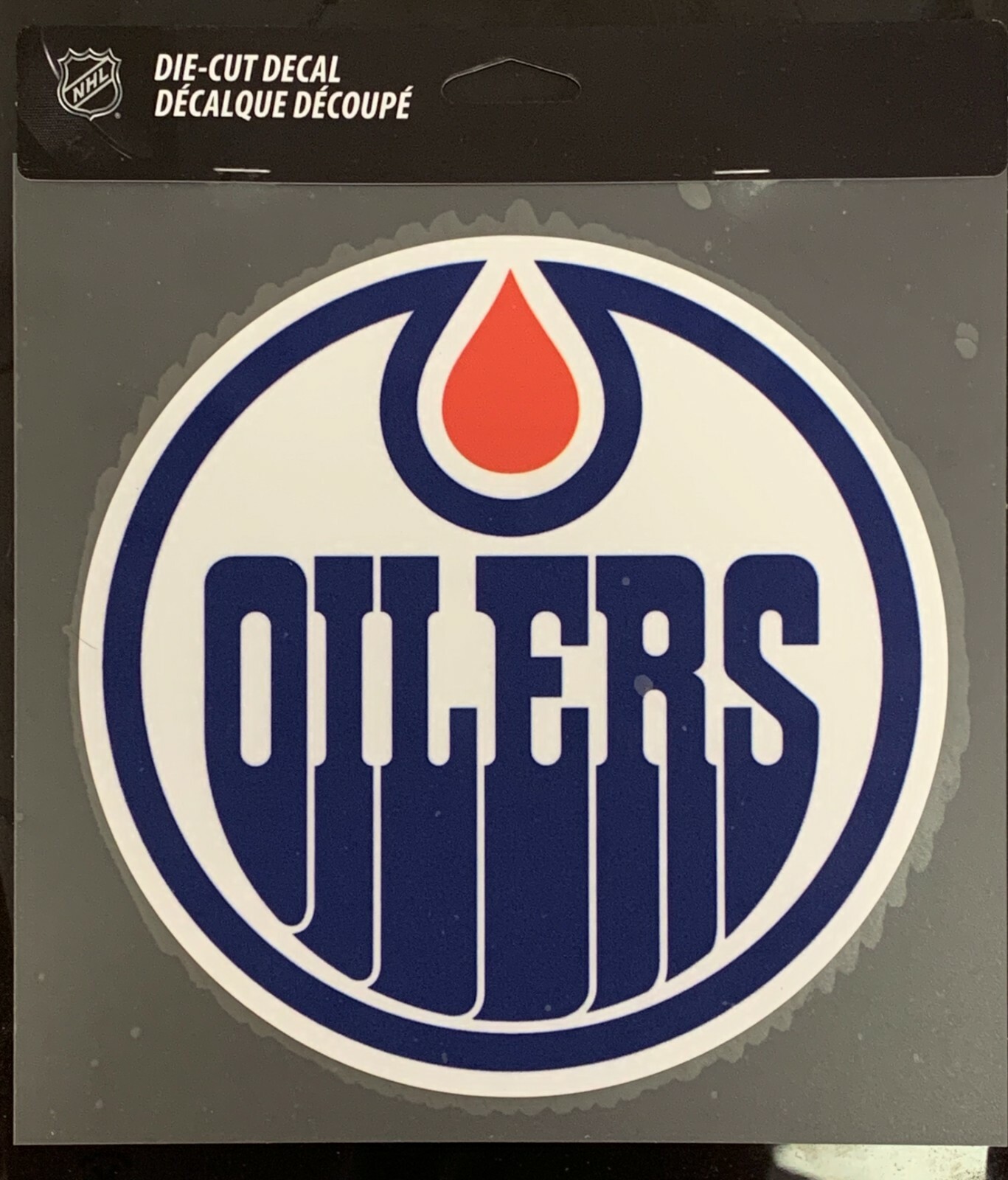 Edmonton Oilers Classic 8"x8" Die Cut NHL Logo Vibrant Decal Sticker ...