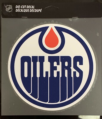 Edmonton Oilers Classic 8"x8" Die Cut NHL Logo Vibrant Decal Sticker ...