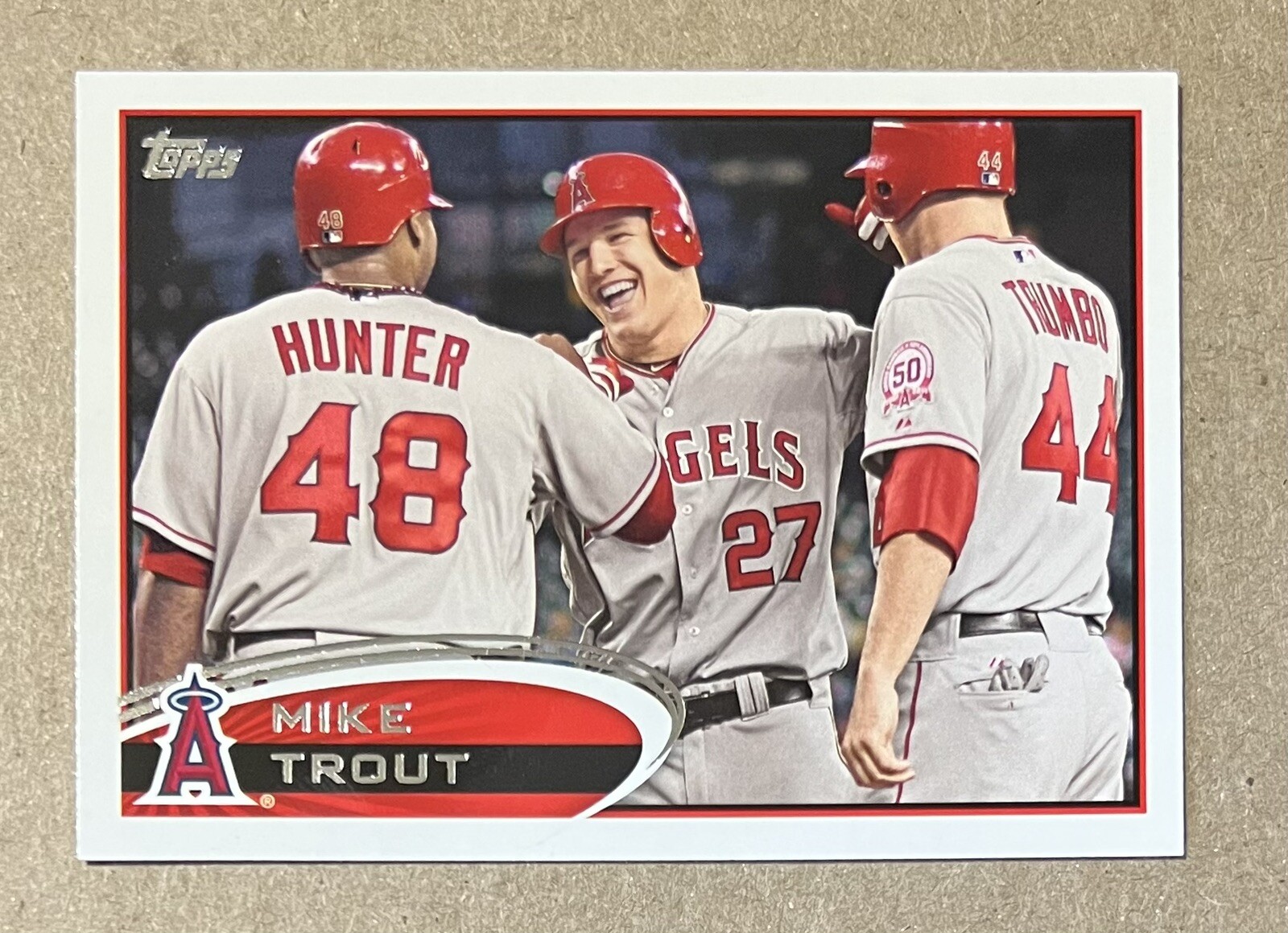 Mike Trout 2012 Topps 2nd Year Card #446 | eBay