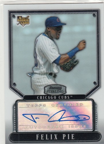 2007 Bowman Sterling Prospect Autograph FELIX PIE RC Auto Cubs | eBay