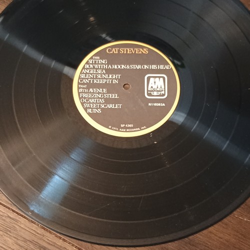 A&M Records Cat Stevens Catch Bull At Four 12" LP Vinyl 1972 SP 4365 | eBay