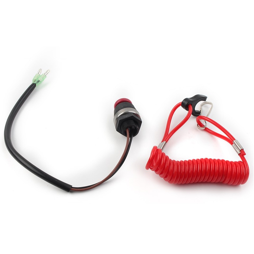 Boat Outboard Engine Kill Switch Tether Cord Lanyard For Marine Mercury ...